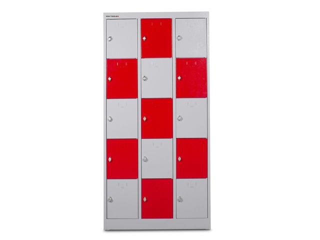 Armoire robuste à 15 casiers MW Tools DEKLK35 de TORROS Equip Garage ...