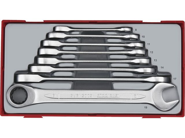 Jeu clé mixte type racagnac 8pcs Teng Tools TT6508RS de TORROS Equip ...