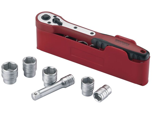 Jeu de douilles 3/8 avec racagnac 12 pcs Teng Tools de TORROS Equip ...