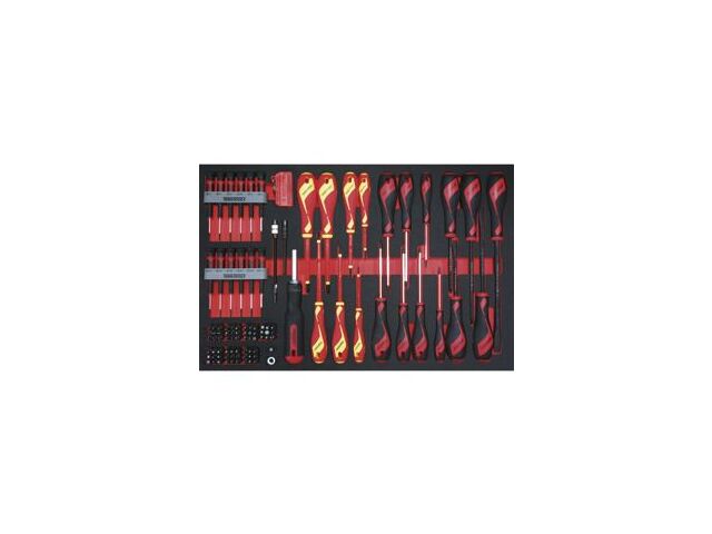 Jeu de tournevis & embouts 98pcs EVA-tray Teng Tools TTEMD98N de TORROS ...