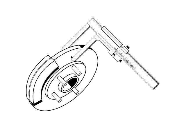 Pied à coulisse pour disques à frein Limit CALDISC de TORROS ...