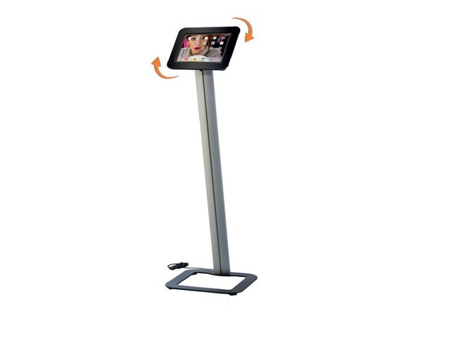 Porte-Tablette sur pied incliné de EDIMETA - Présentoirs et PLV pour ...