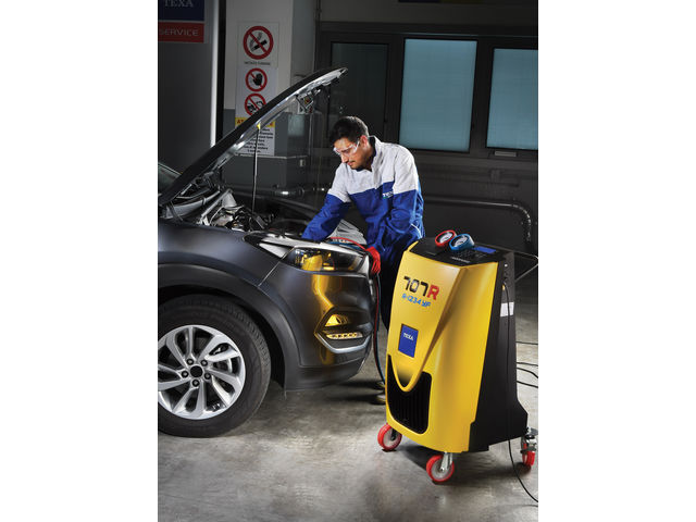 Station de recharge des systèmes A/C pour gaz R 1234yf | KONFORT 707R ...