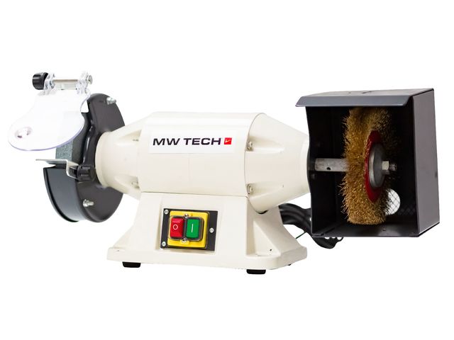 Touret à meuler avec brosse 230V Ø150 MW-Tech ME15W 230V de TORROS ...
