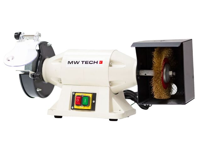 Touret à meuler brosse dia. 150 mm 2950 rpm 520 W 230V arbre 32 mm y ...