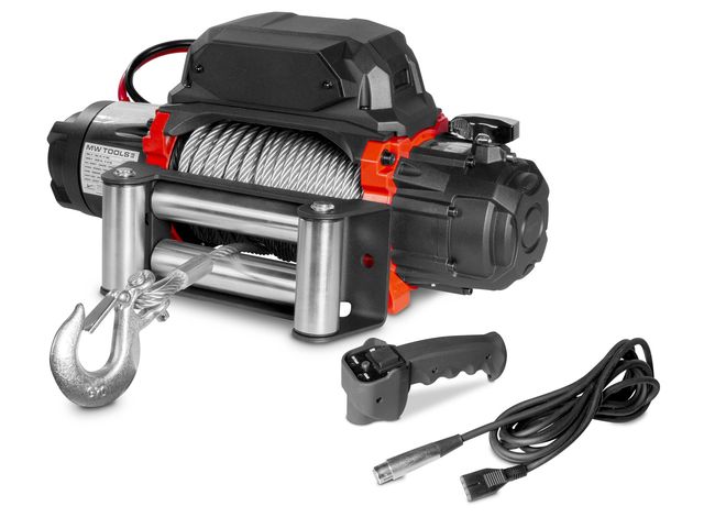 Treuil électrique 12V acier 5443kg 26m haute vitesse MW-Tools SEL550012 ...